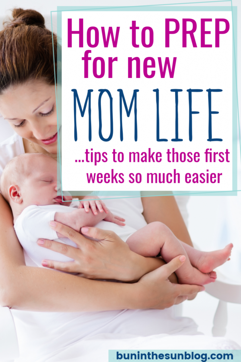 The Beginner's Guide to Surviving Life as a New Mom - Messy Bun & Sun